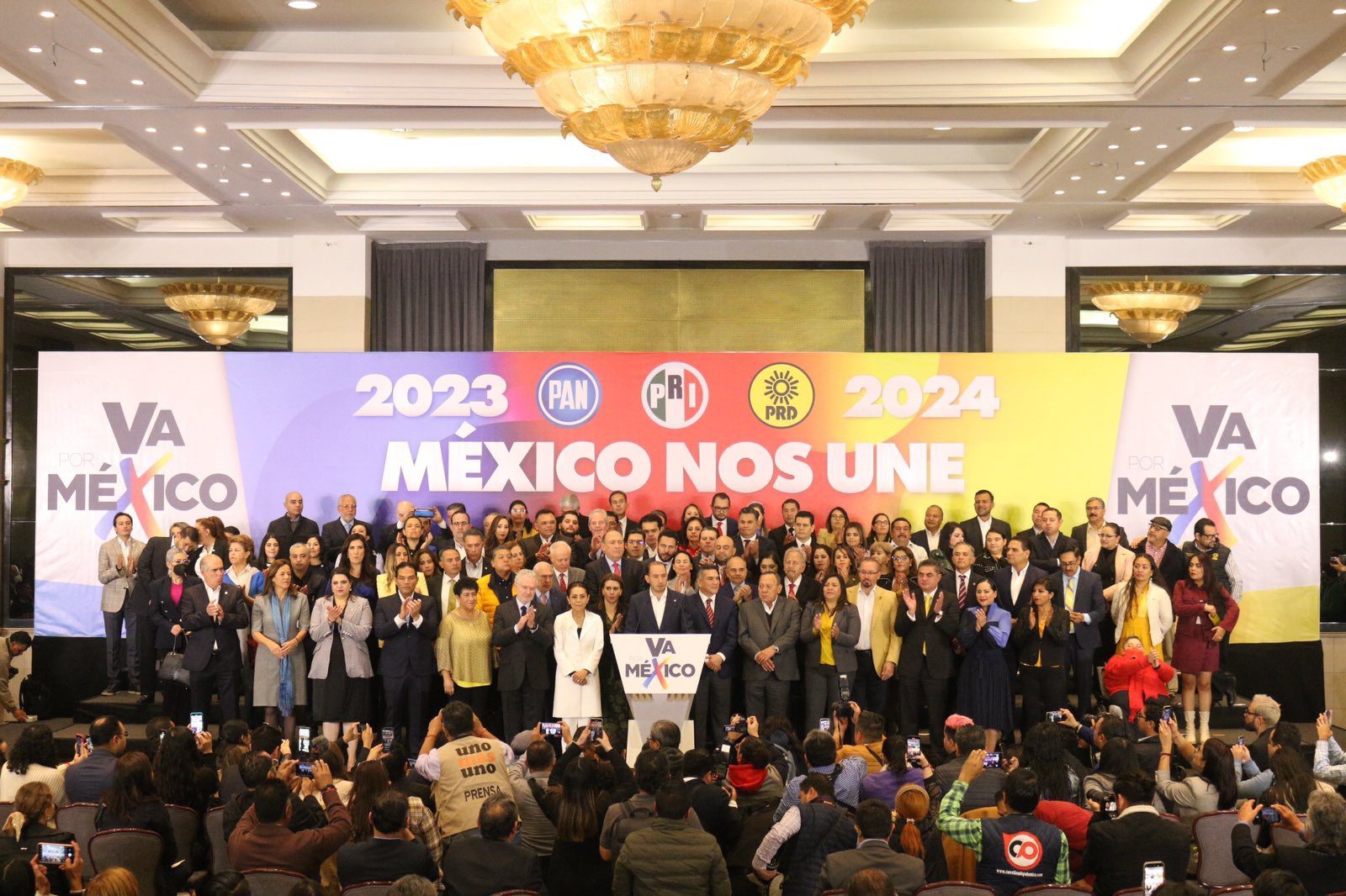 PRI, PAN y PRD sellan alianza para las elecciones de 2023 y 2024 • Once Noticias