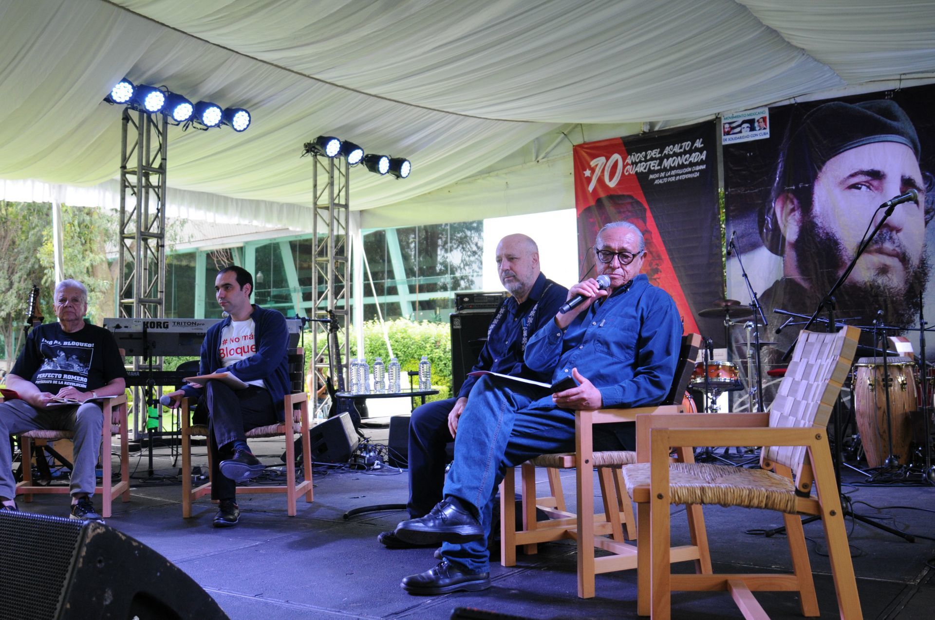 "70 años del asalto al Cuartel Moncada en Cuba" en Los Pinos