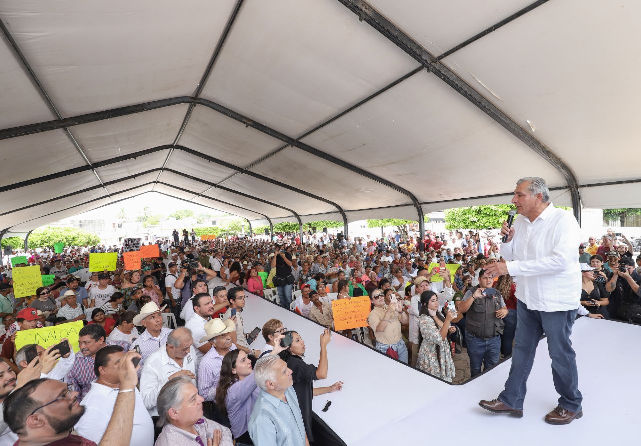 Adán Augusto siente el apoyo incondicional del pueblo para la 4T