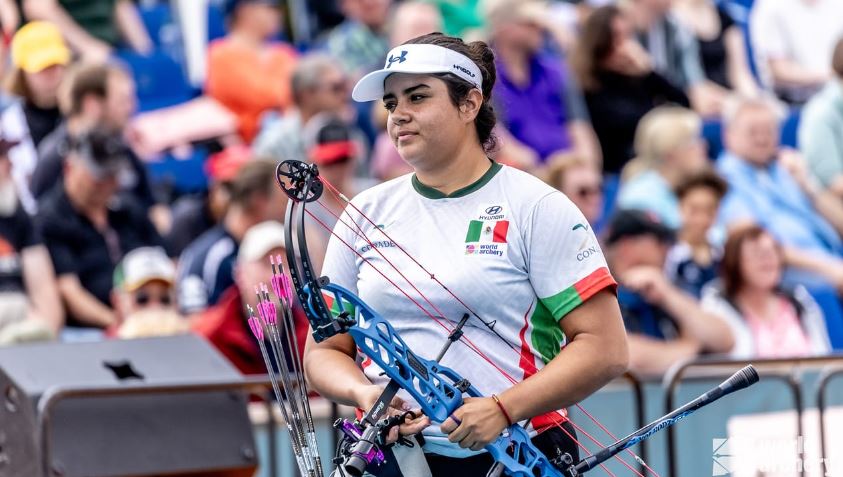 Andrea Becerra gana medalla de plata en Mundial de Tiro con Arco